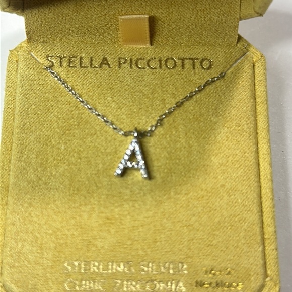 Stella Picciotto | Jewelry | Stella Picciotto Letter A Necklace Nib | Poshmark